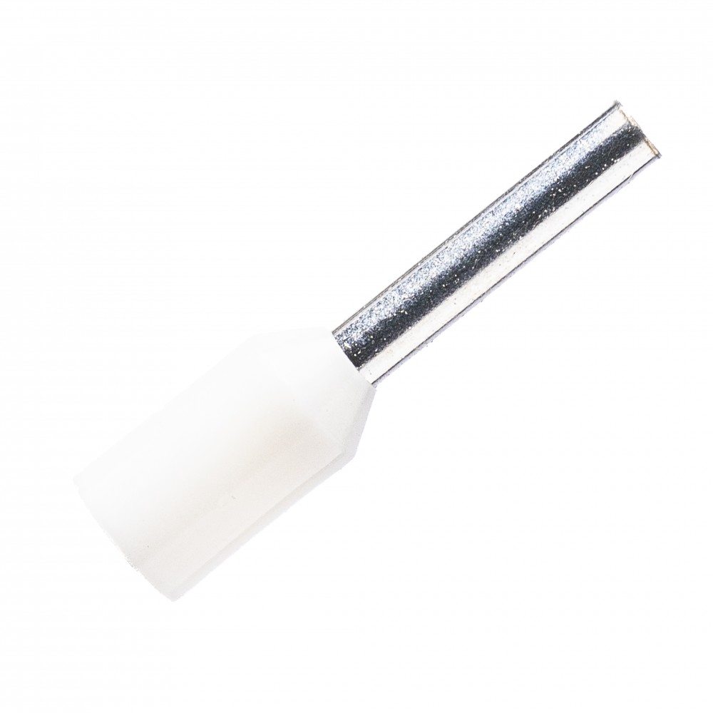 หางปลาคอร์ดเอ็น KST E7508 แบบหุ้ม สีขาว ขนาด 0.75 mm² 100 ตัว ลดราคา ...