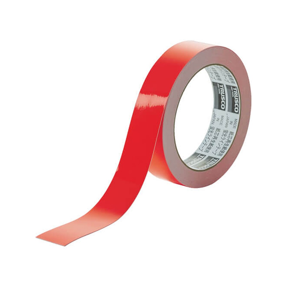 เทปตีเส้น TRUSCO TLK-2510R ขนาด 25 mm x 10 m สีแดง ลดราคา | iToolmart