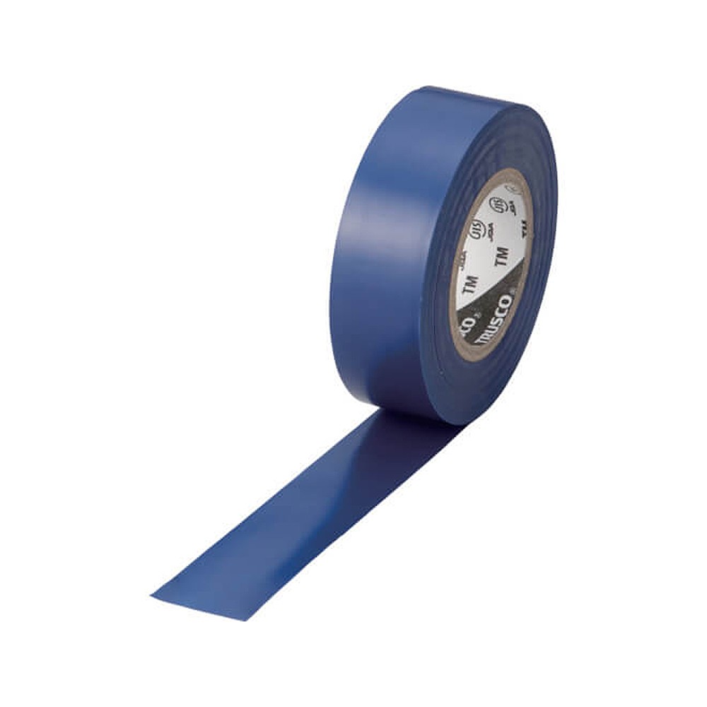 เทปพันสายไฟ TRUSCO TM1910B-1P ขนาด 19 mm × 10 m สีน้ำเงิน ลดราคา | iToolmart