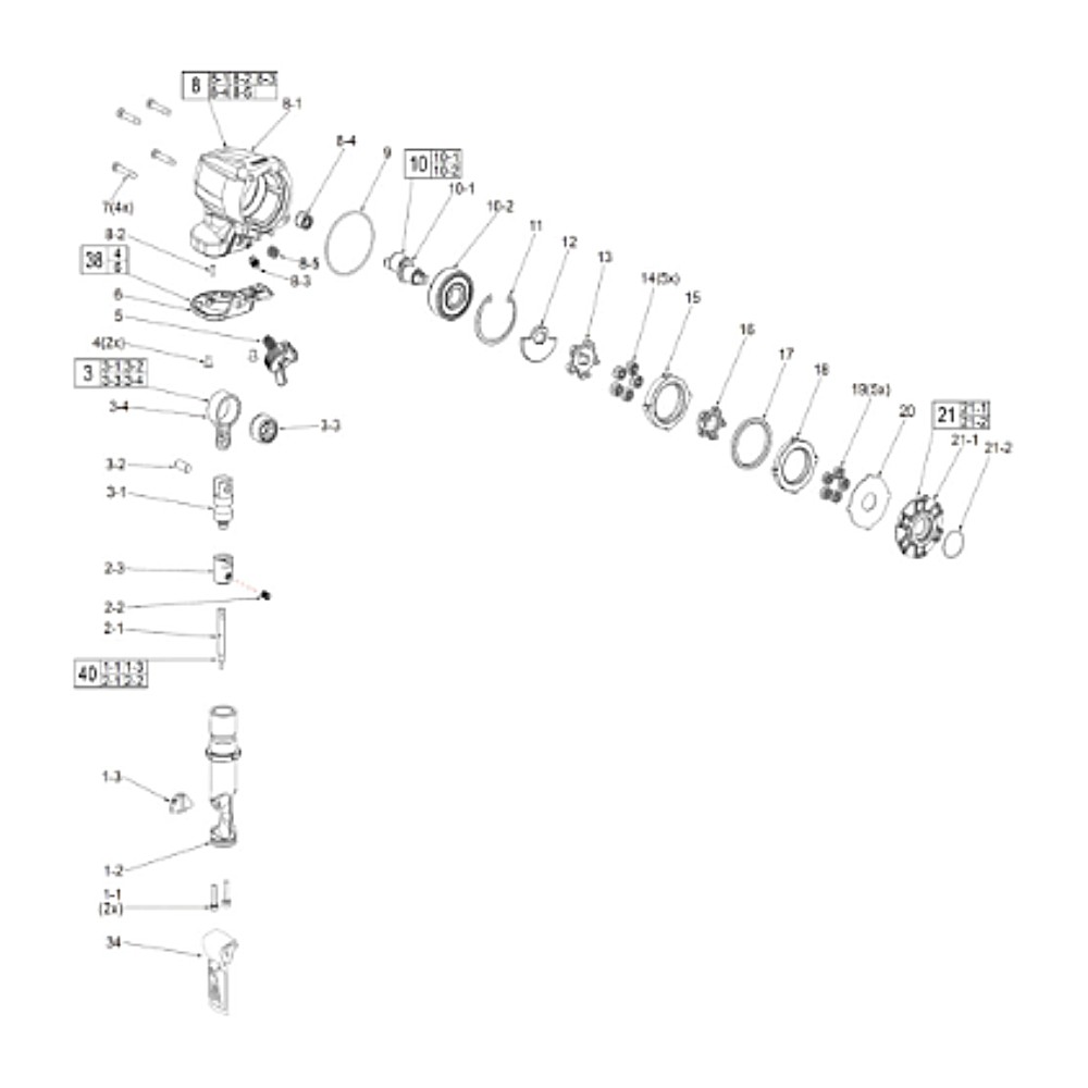 M SCREW M3.0 MILWAUKEE M12 FNB16 ลดราคา | iToolmart