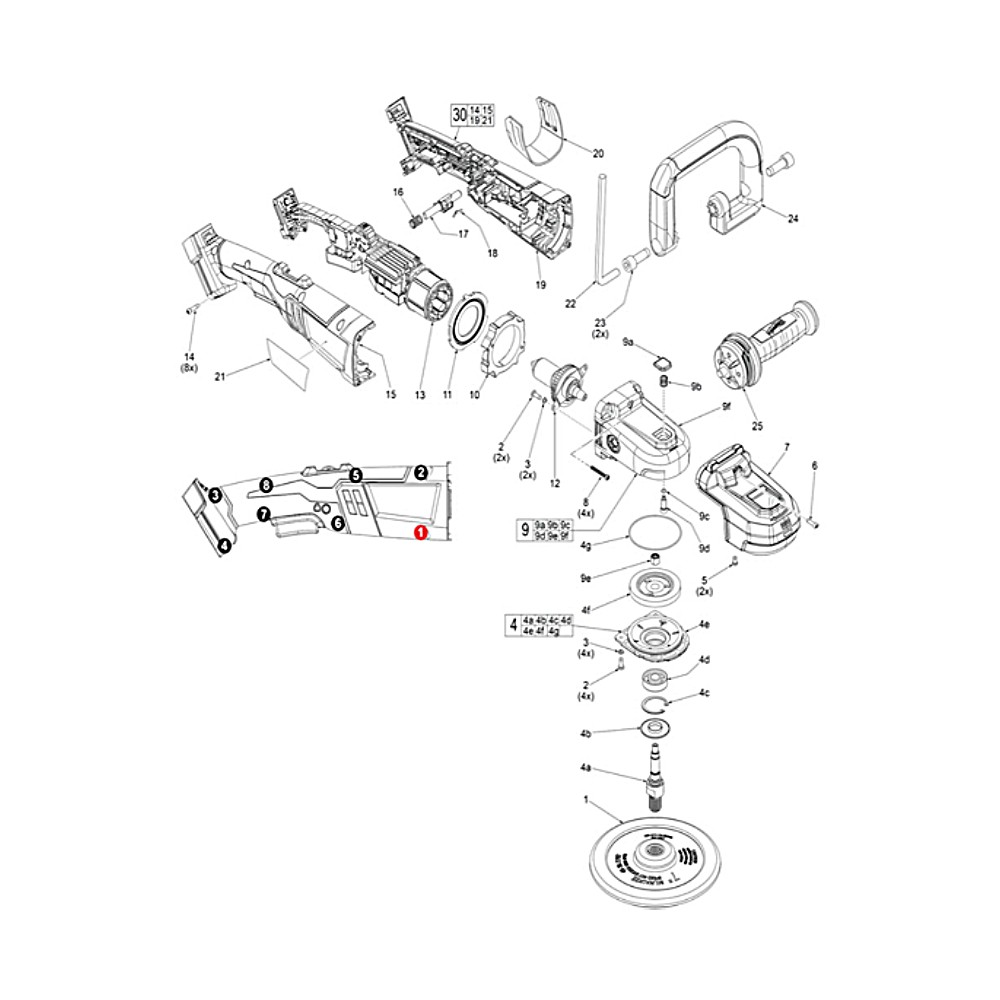 SPINDLE LOCK PIN MIWAUKEE M18 FAP180 ลดราคา | iToolmart