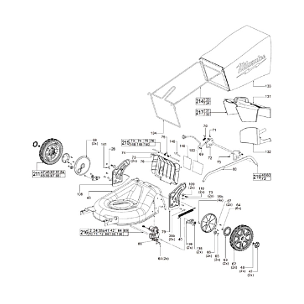 MOWER MULCH PLUG MILWAUKEE M18 F2LM53 ลดราคา | iToolmart