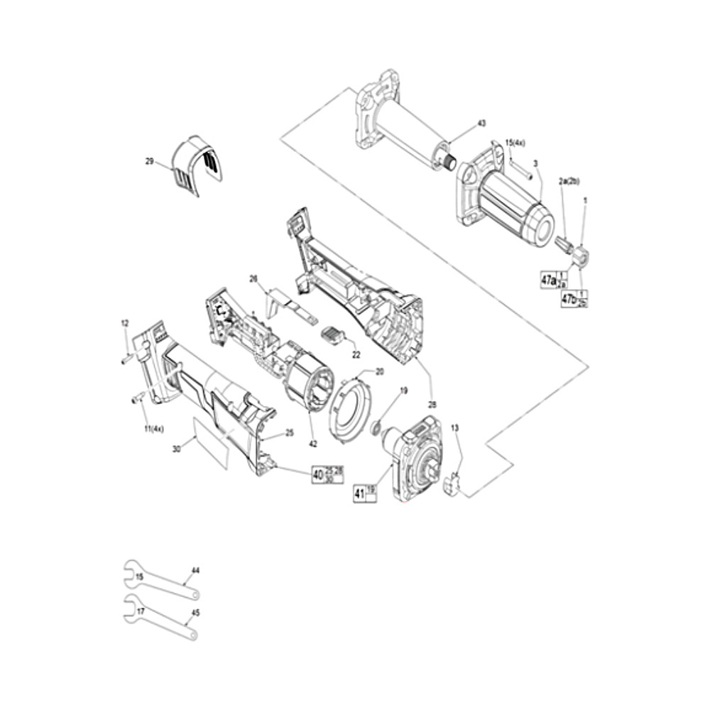 SPINDLE HOUSING ASSEMBLY MILWAUKEE M18 FDG ลดราคา | iToolmart