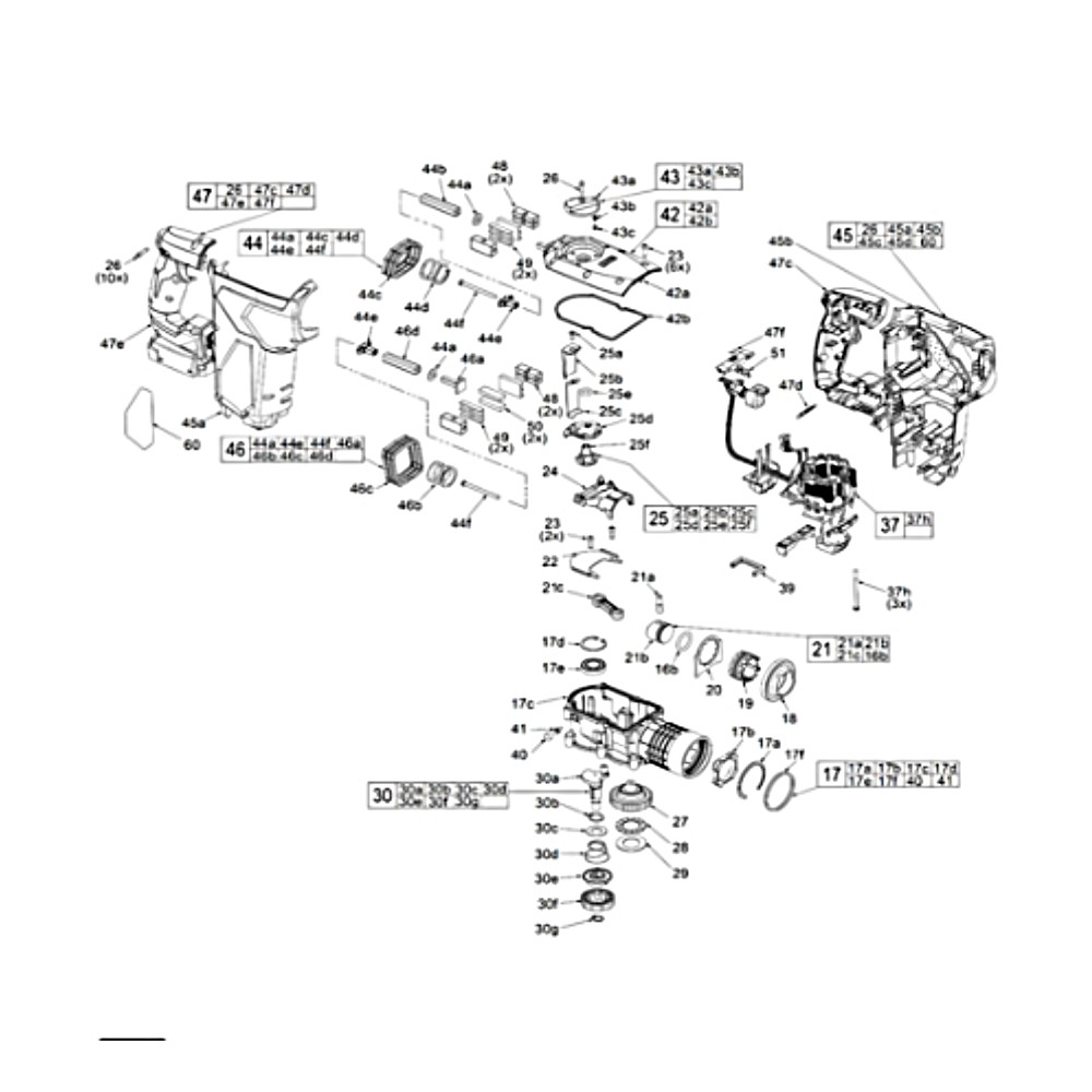 FRONT BUMPER HOLDER MILWAUKEE M18 FHPX ลดราคา | iToolmart