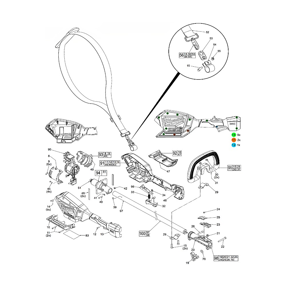 QUICK RELEASE ASSEMBLY WILWAUKEE M18 FOPH ลดราคา | iToolmart