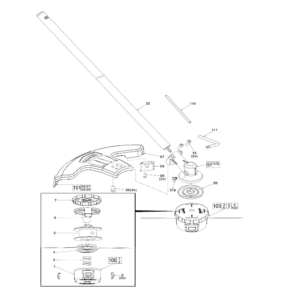 EASY LOAD TRIMMER HEAD MILWAUKEE M18 FOPH-LTA ลดราคา | iToolmart