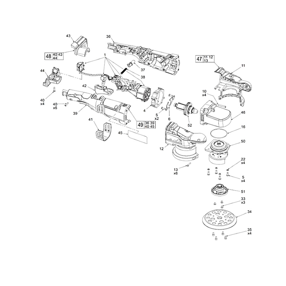 POMMEL ASSEMBLY MILWAUKEE M18 FROP15 ลดราคา | iToolmart