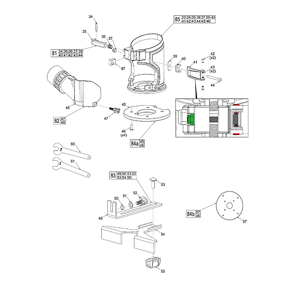 LATCH ASSEMBLY MILWAUKEE M18 FTR ลดราคา | iToolmart