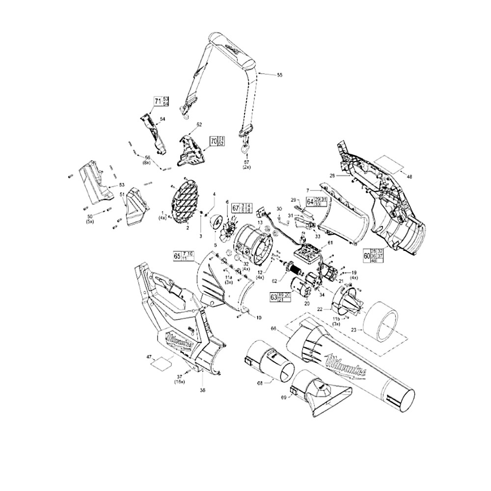 GEN 3 SBB INLET VENT MILWAUKEE M18 FBLG3 ลดราคา | iToolmart