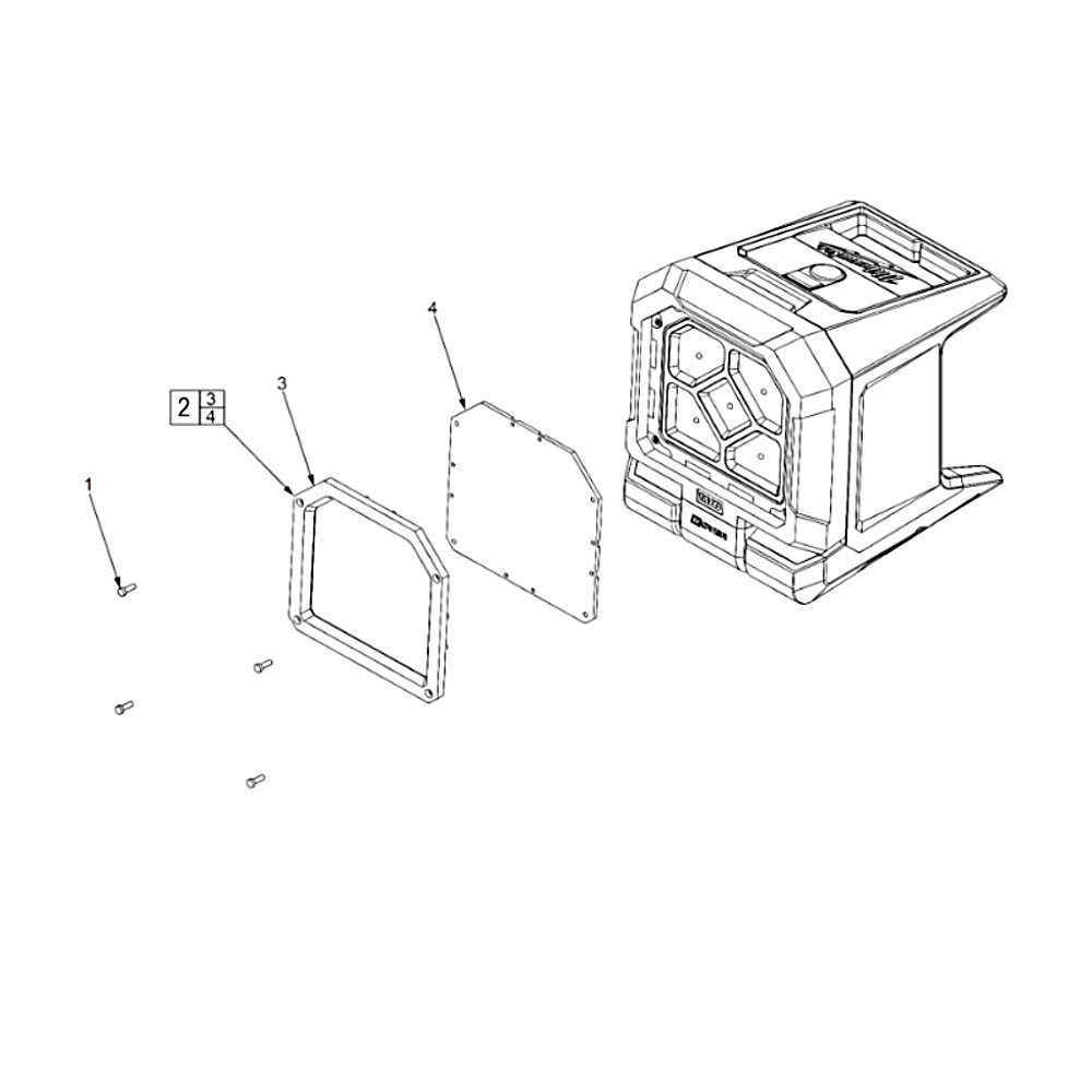 LENS ASSEMBLY MILWAUKEE M18 PAL ลดราคา | iToolmart
