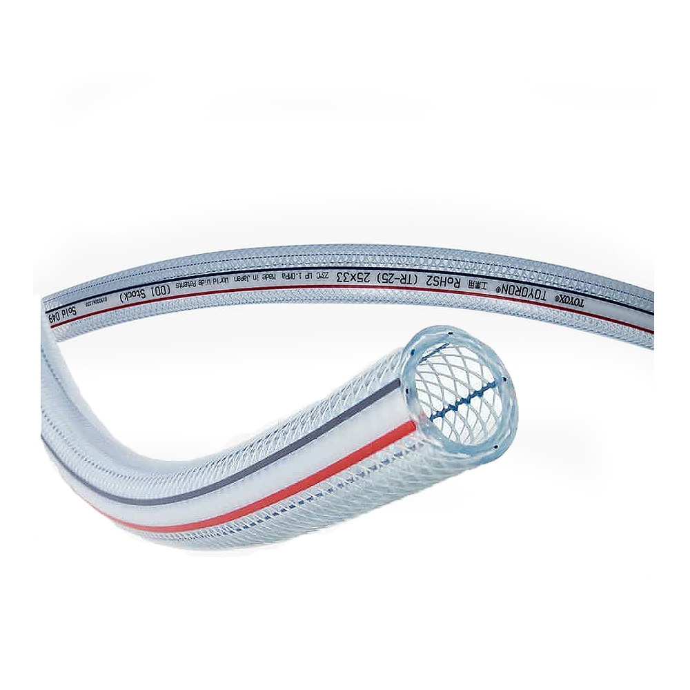 สายยาง PVC TOYOX TR-19 สายอเนกประสงค์ ด้ายโพลีเอสเตอร์ถัก ขนาด 3/4 นิ้ว ...