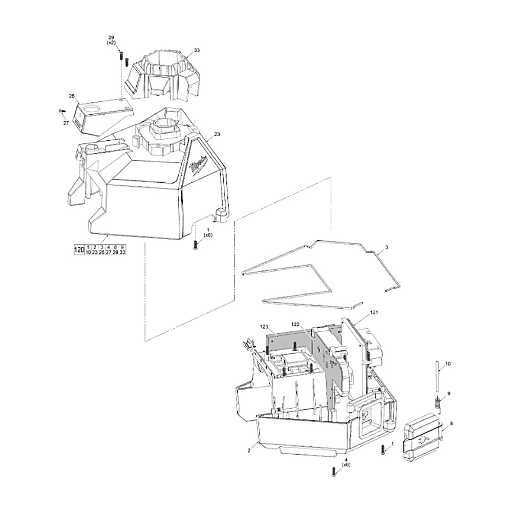 CONTROL HOUSING ASSEMBLY MILWAUKEE M18 HOSALC ลดราคา | iToolmart