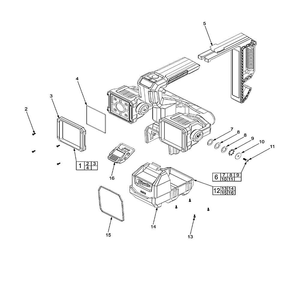 WASHER KIT MILWAUKEE M18 UBL ลดราคา | iToolmart