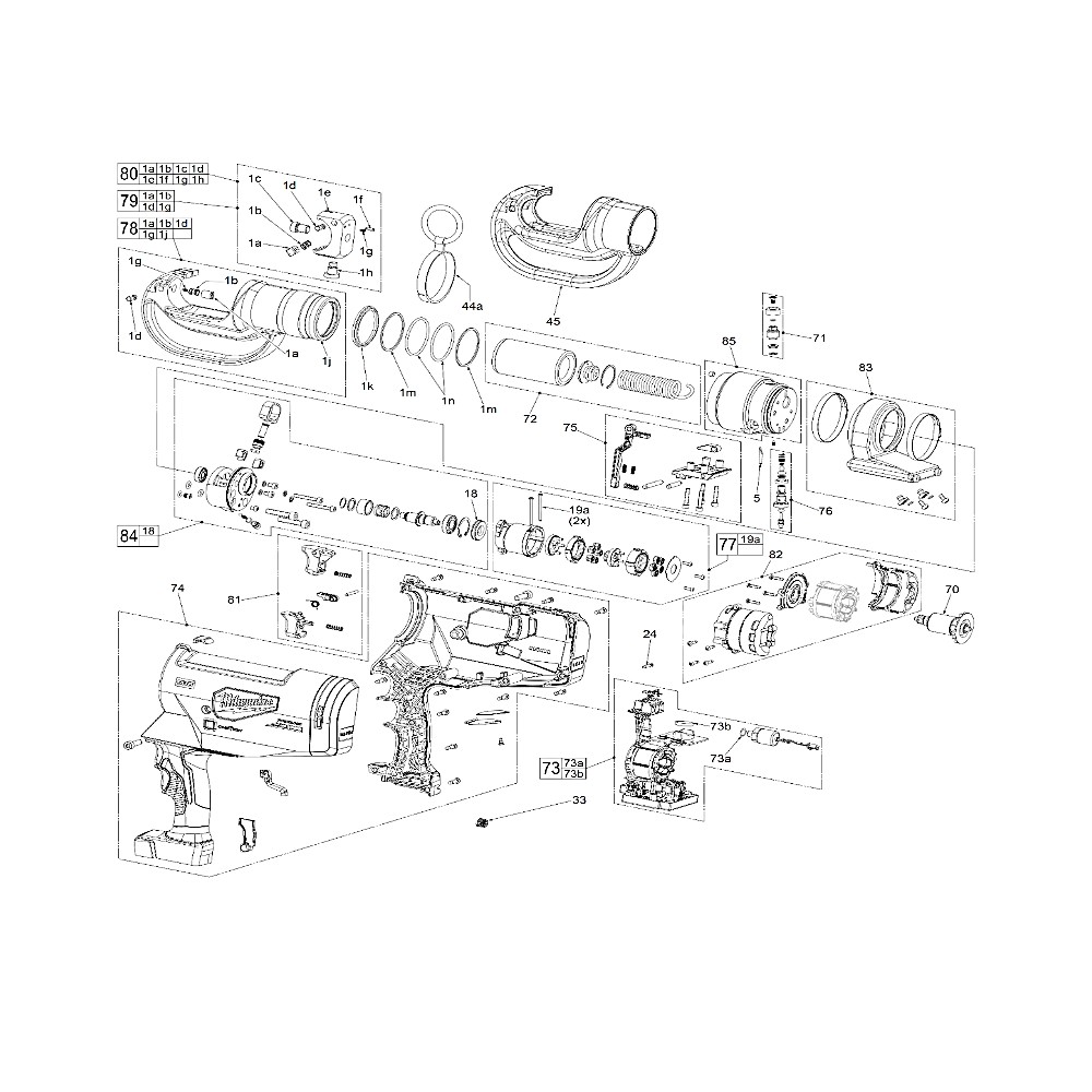 ELECTRONIC ASSEMBLY MILWAUKEE M18 HCCT109 ลดราคา | iToolmart