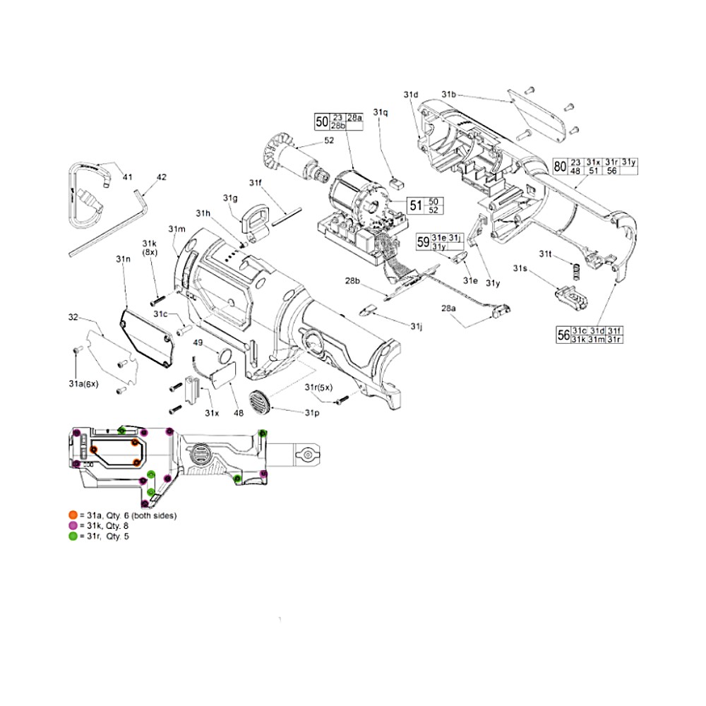 LED WINDOW - RIGHT MILWAUKEE M18 HCC ลดราคา | iToolmart