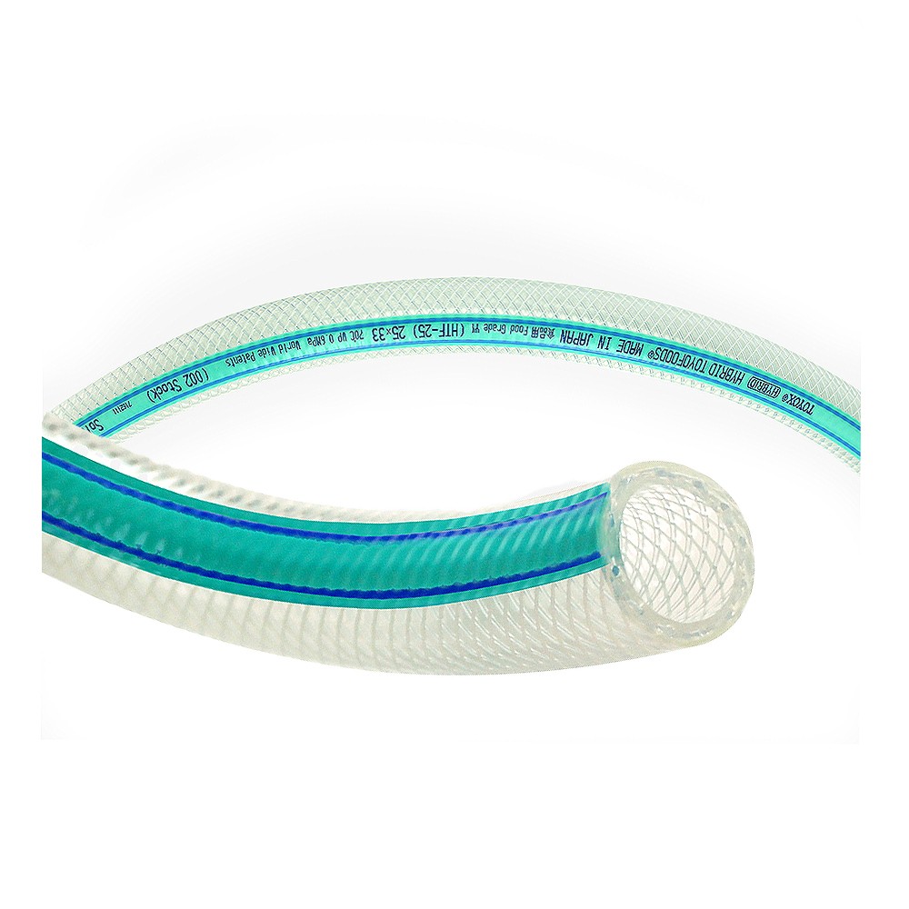 สายยางฟู้ดเกรด PVC TOYOX HTF-25 สายอาหารอเนกประสงค์ด้ายโพลีเอสเตอร์เอ็น ...