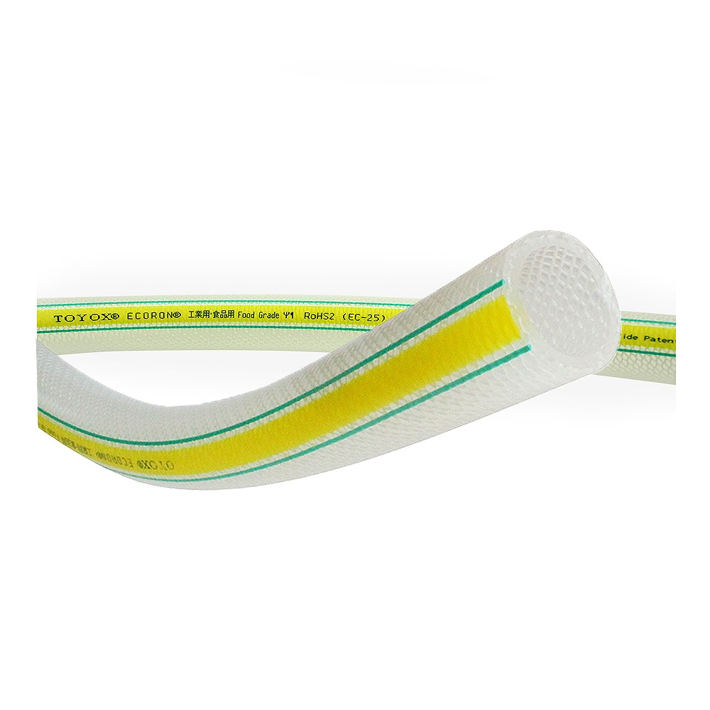 สายยางฟู้ดเกรด Polyolefin Resin TOYOX EC-38 สายอาหารด้ายโพลีเอสเตอร์ถัก ...
