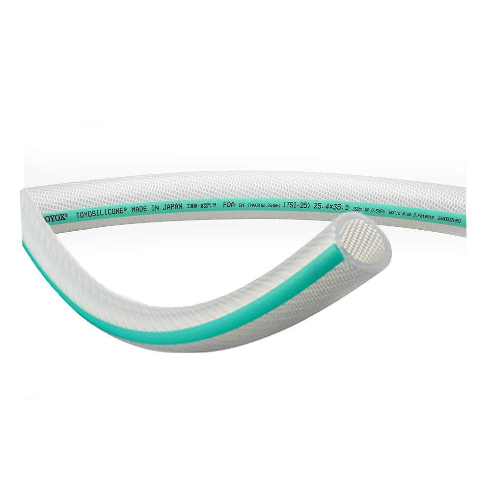 สายยางฟู้ดเกรด Silicone Rubber TOYOX TSI-8 สายทนความร้อนด้าย ...