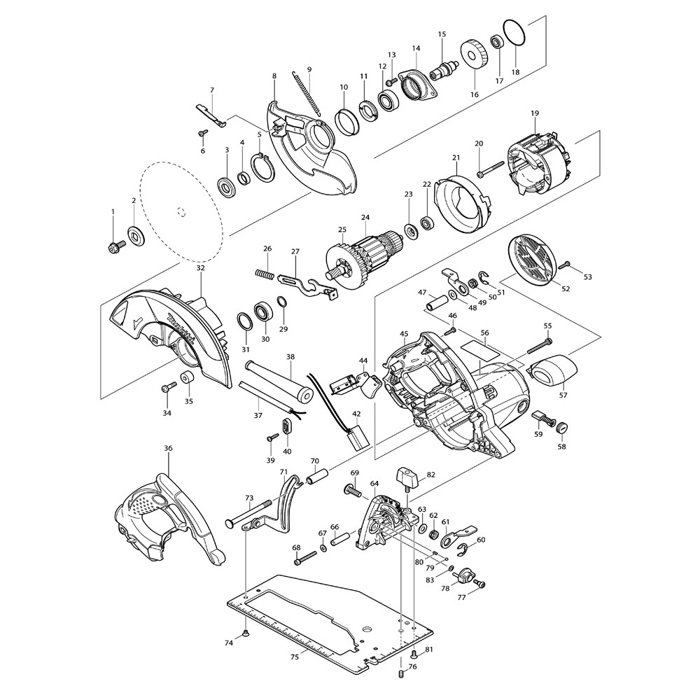 H.S.SET SCREW(FLAT POINT)M6X10 MAKITA 5007NF ลดราคา | iToolmart