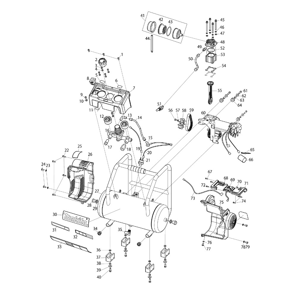 REGULATOR R1/4 COMPLETE MAKITA AC001G ลดราคา | iToolmart