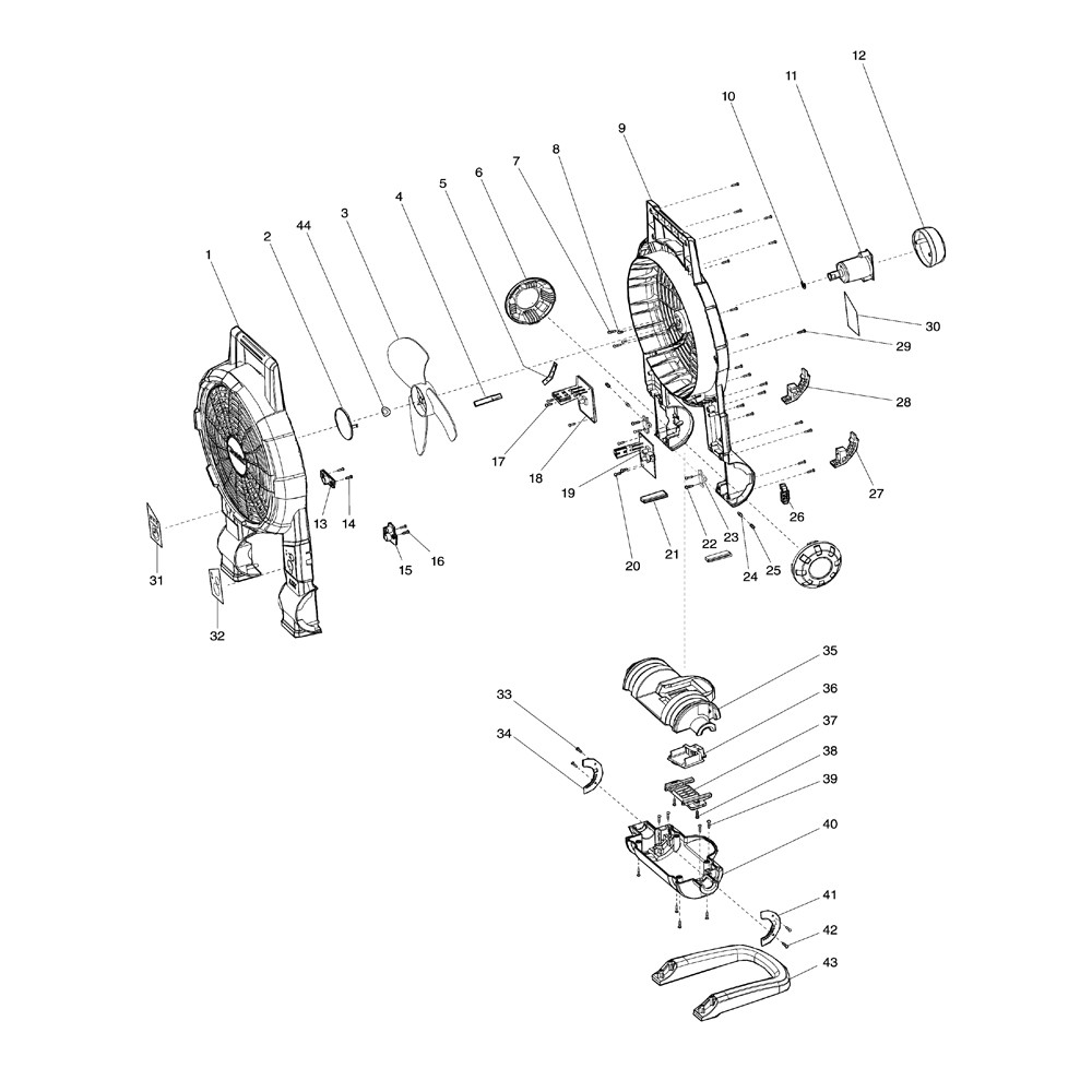 MOTER ASSEMBLY MAKITA DCF201 ลดราคา | iToolmart