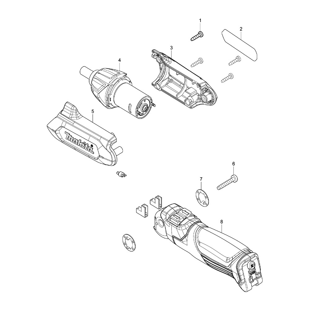 CONTROLLER ASSEMBLY MAKITA DF001D ลดราคา | iToolmart