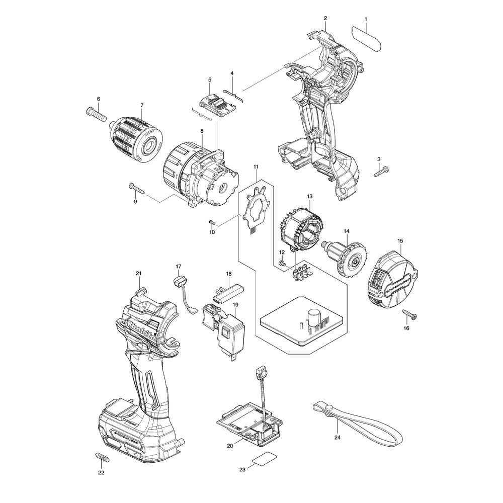 DF002G SERIAL NO. LABEL MAKITA DF002G ลดราคา | iToolmart
