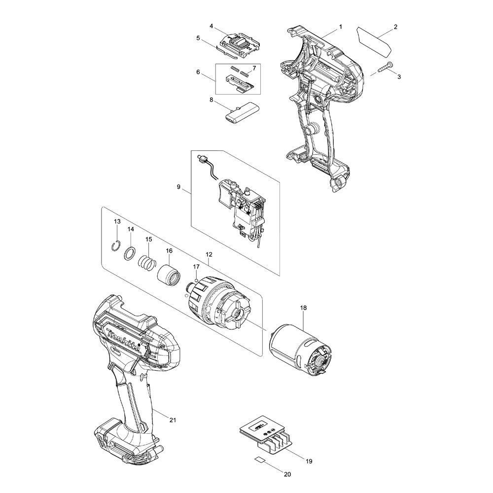 DF033D SERIAL NO. LABEL MAKITA DF033D ลดราคา | iToolmart