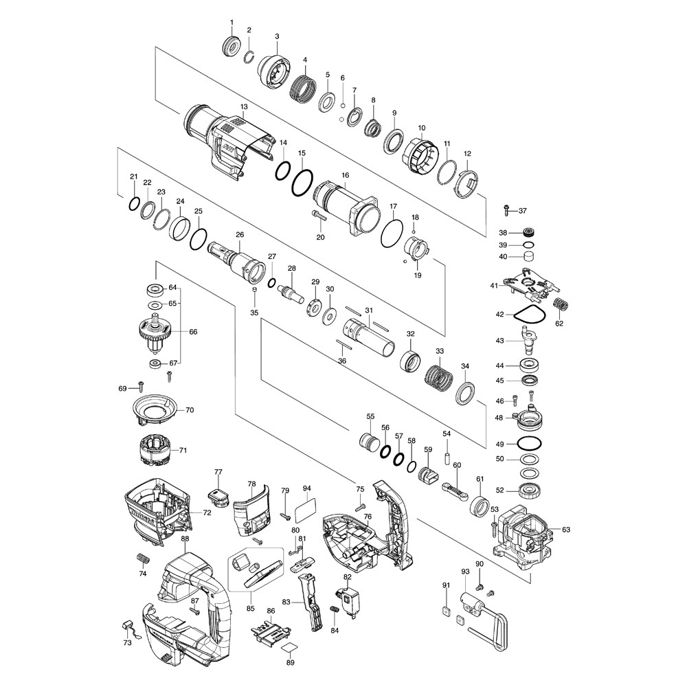 MOTOR HOUSING MAKITA DHK180 ลดราคา | iToolmart