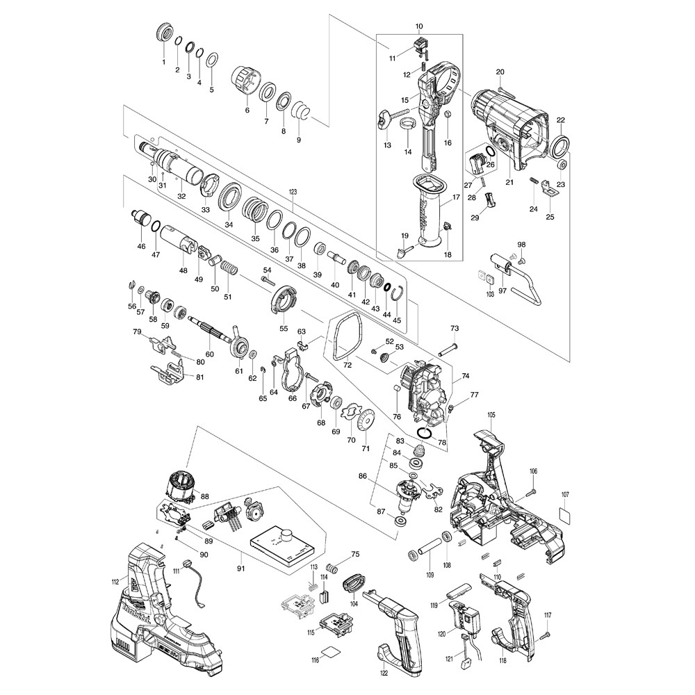 DHR280 SERIAL NO. LABEL MAKITA DHR280 ลดราคา | iToolmart