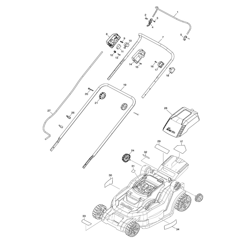 LOWER PIPE MAKITA DLM432 ลดราคา | iToolmart