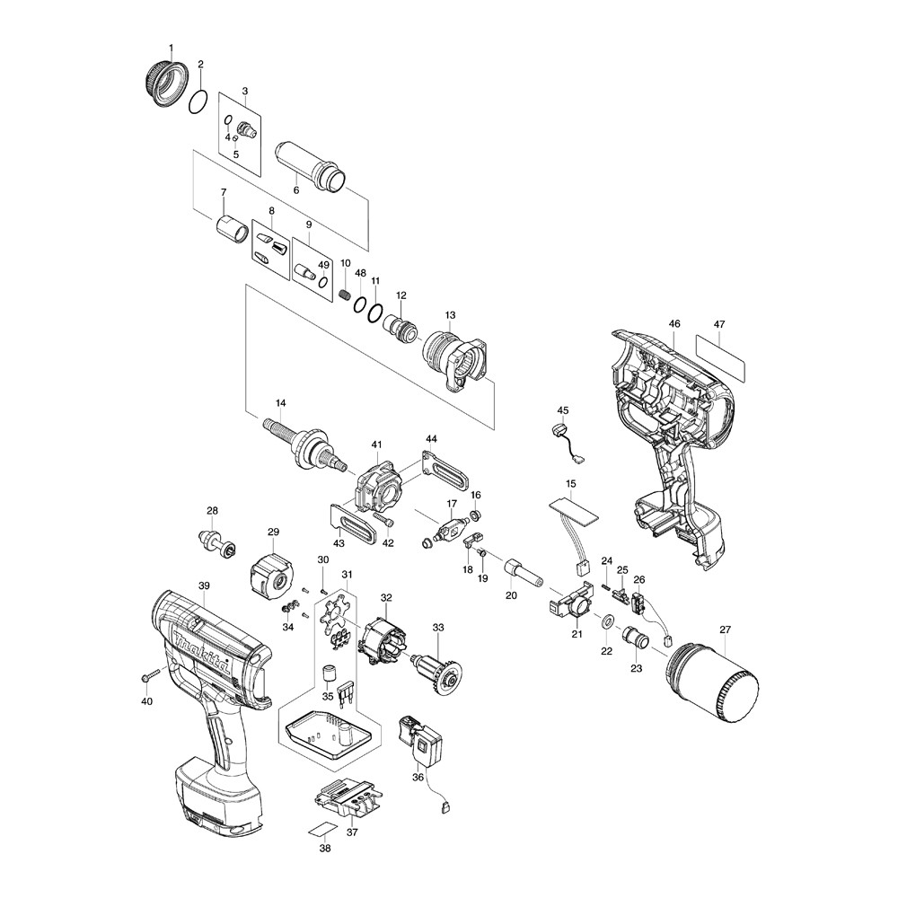 HALL IC CIRCUIT MAKITA DRV150 ลดราคา | iToolmart
