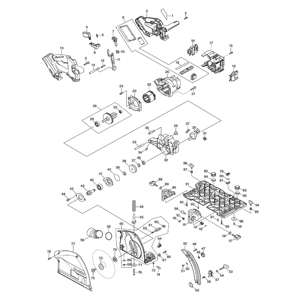 THUMB SCREW M4X3 MAKITA DSP600 ลดราคา | iToolmart