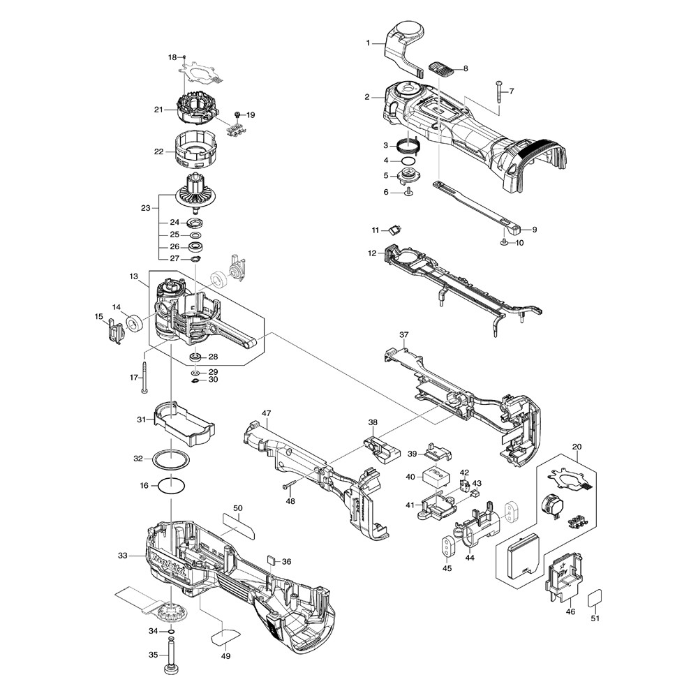 DTM52 SERIAL NO. LABEL MAKITA DTM52 ลดราคา | iToolmart