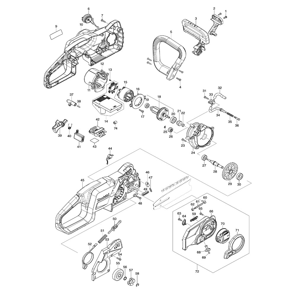 DUC307 SERIAL NO. LABEL MAKITA DUC307 ลดราคา | iToolmart