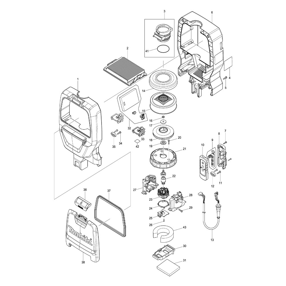 BAND DAMPER C MAKITA DVC261 ลดราคา | iToolmart