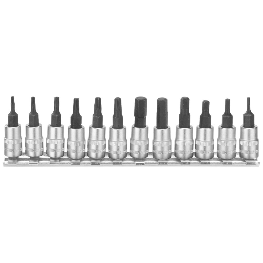 ชุดลูกบล็อก 6 เหลี่ยม เดือยโผล่ WADFOW WST2414 ขนาด 1/4 นิ้ว CR-V (12 ชิ้น) ลดราคา | iToolmart