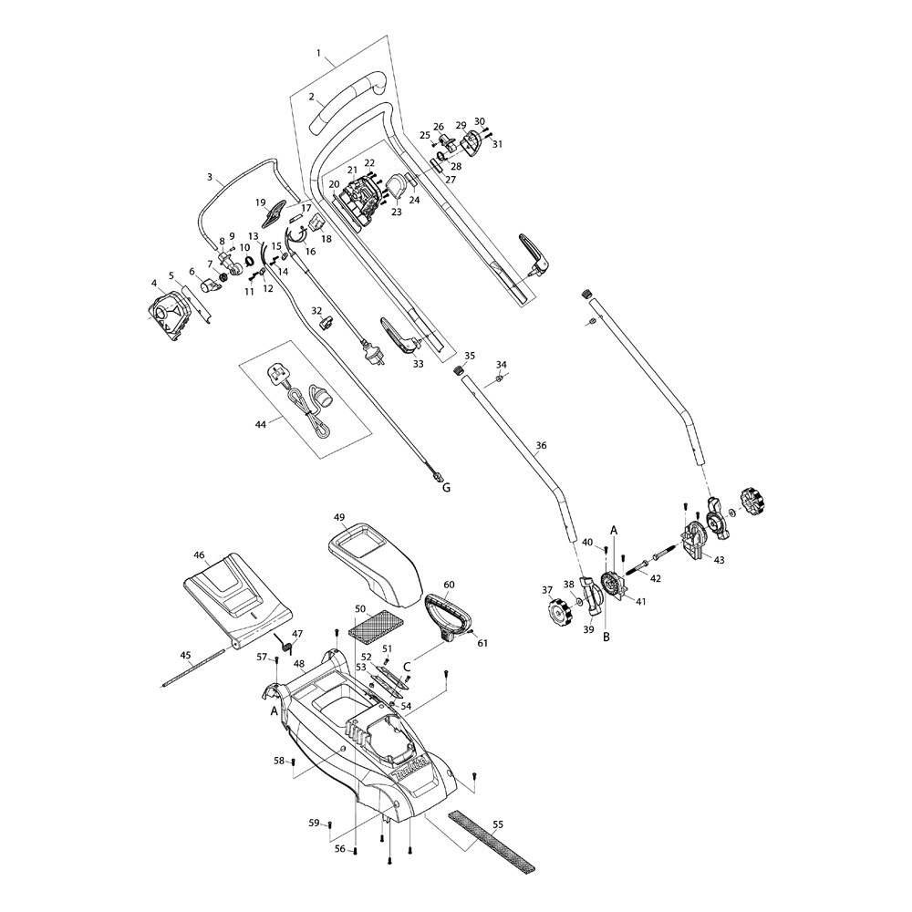 STEPPED HEX BOLT M6X16 MAKITA ELM3720 ลดราคา | iToolmart