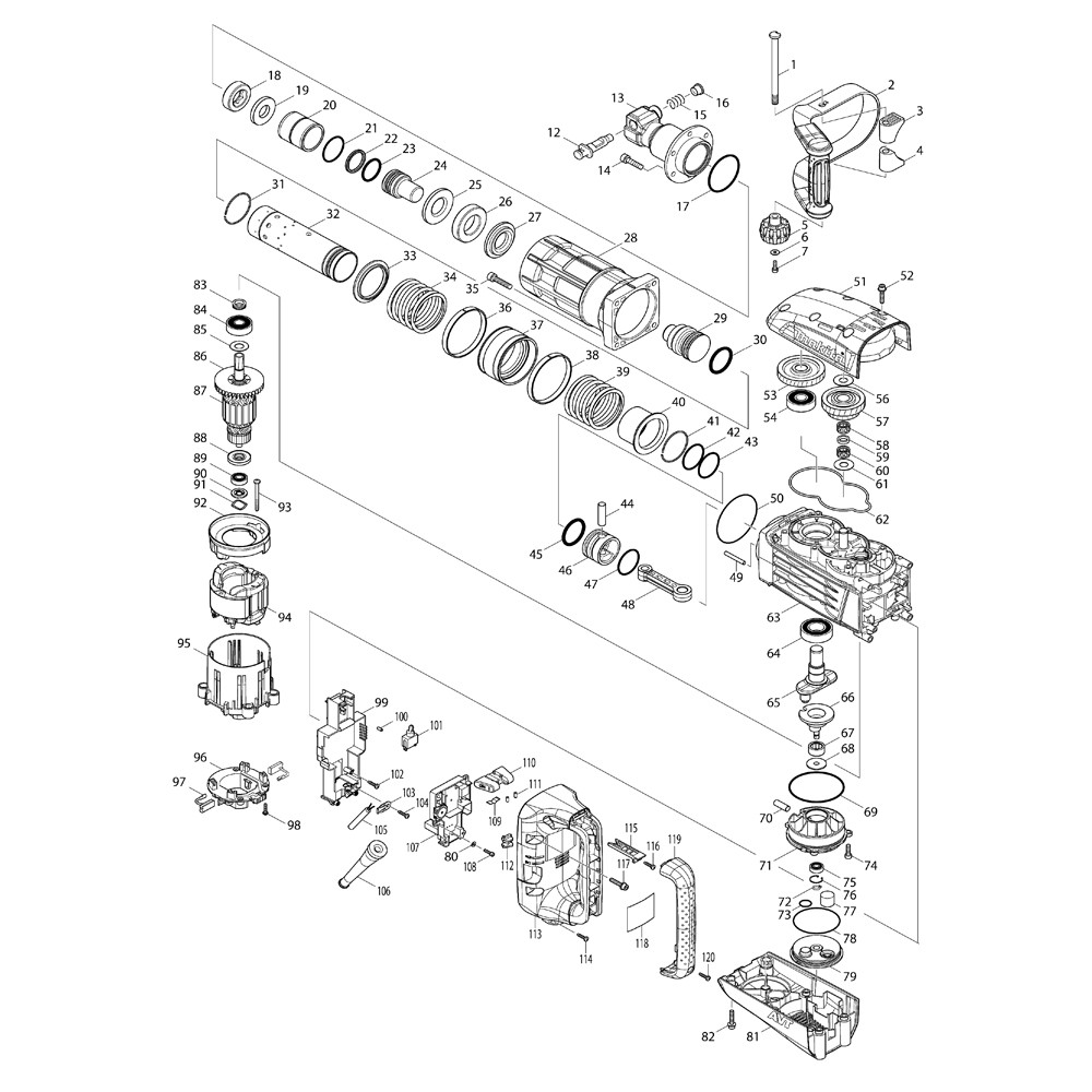 CONTROLLER ASSEMBLY MAKITA HM1317C ลดราคา | iToolmart
