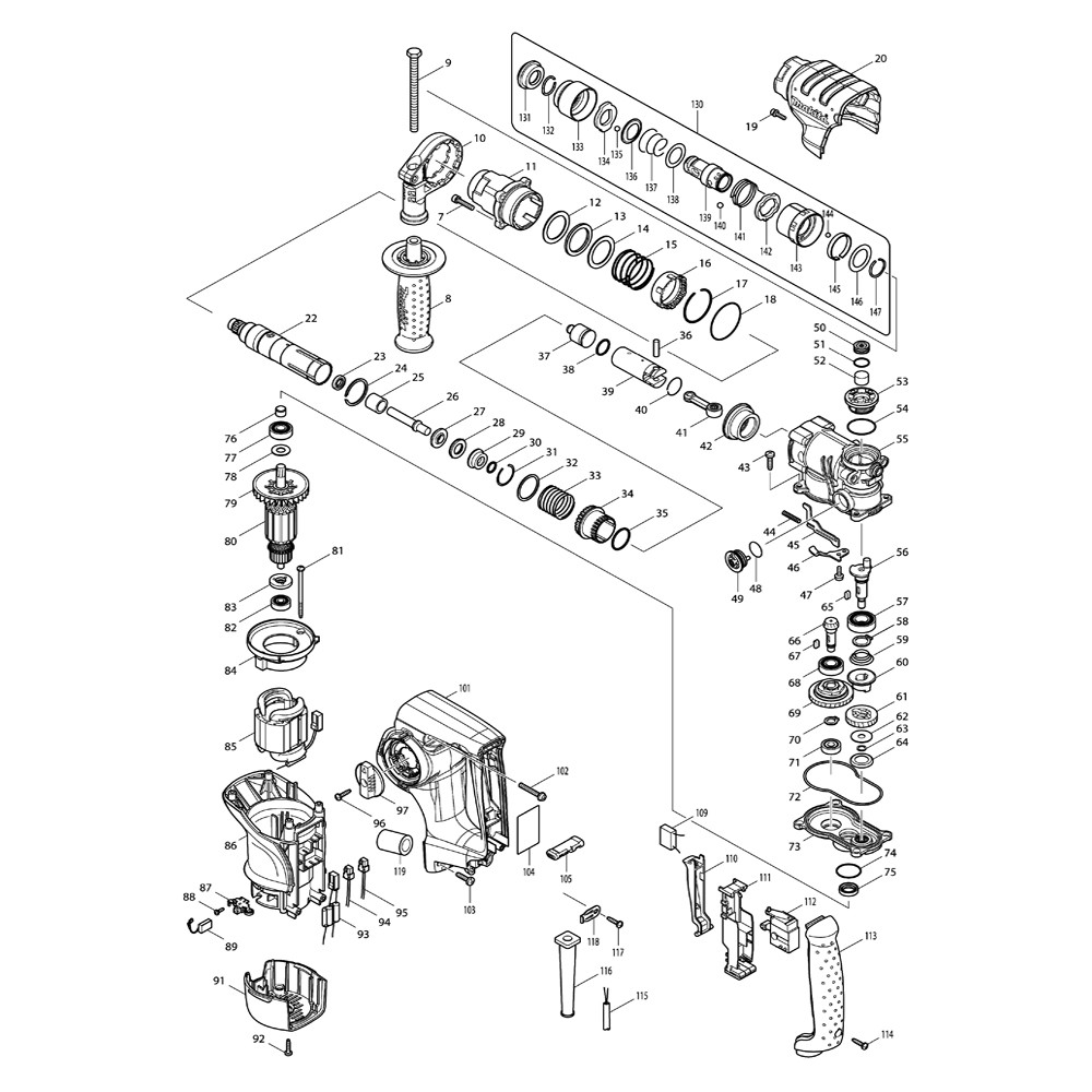 RING SPRING 28 MAKITA HR2811FT ลดราคา | iToolmart