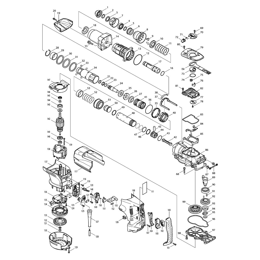 SWITCH LEVER MAKITA HR5201C ลดราคา | iToolmart