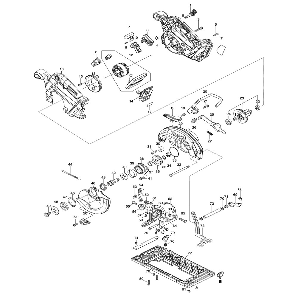 HS012G SERIAL NO. LABEL MAKITA HS012G ลดราคา | iToolmart