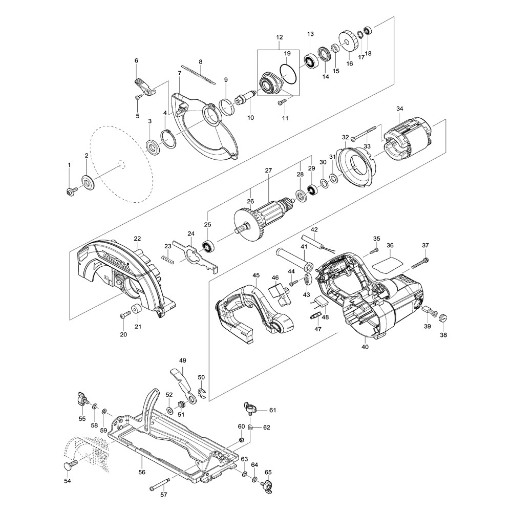FIELD ASSY 220-240V MAKITA HS7010 ลดราคา | iToolmart