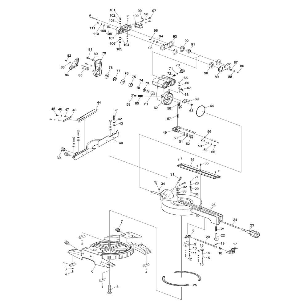 SUPPORT ARM COMPLTE MAKITA LS0815FL ลดราคา | iToolmart