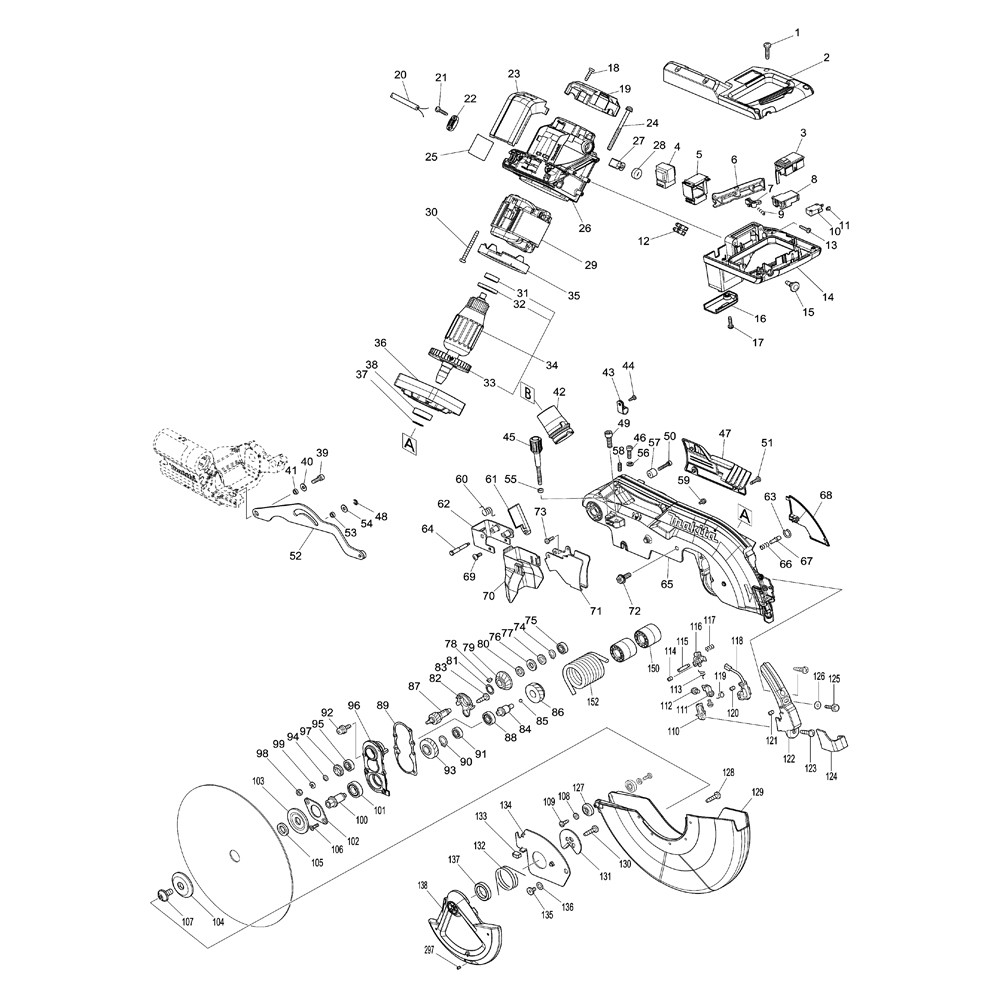 ARM COMPLETE MAKITA LS1219L ลดราคา | iToolmart