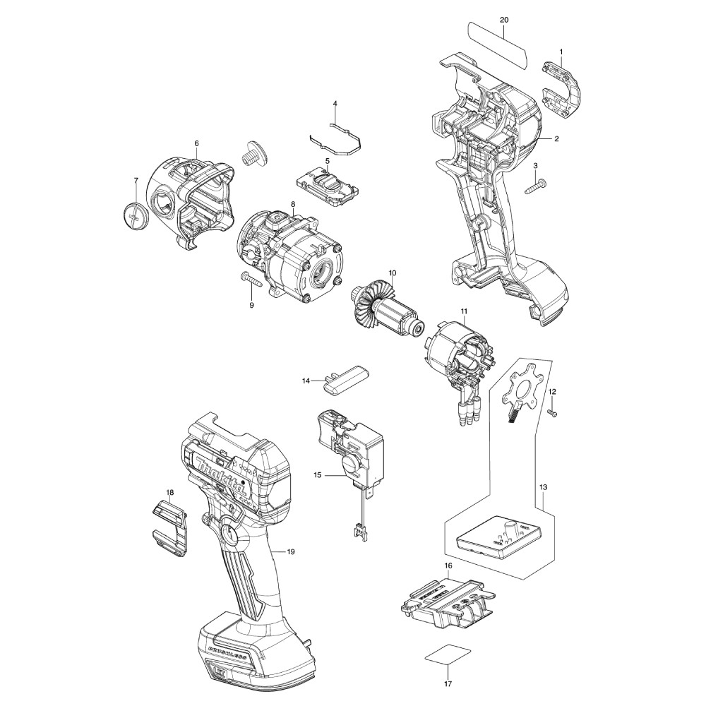 LOCK OFF BUTTON MAKITA DPV300 ลดราคา | iToolmart