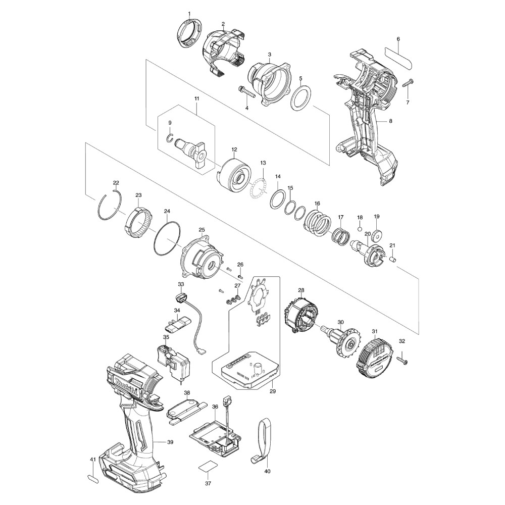 SPUR GEAR 22 MAKITA TW004G ลดราคา | iToolmart