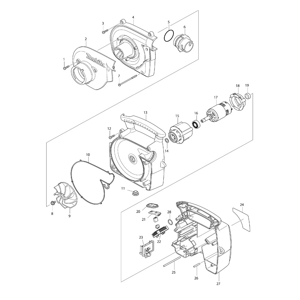 MOTOR RUBBER RING A MAKITA DVC350 ลดราคา | iToolmart