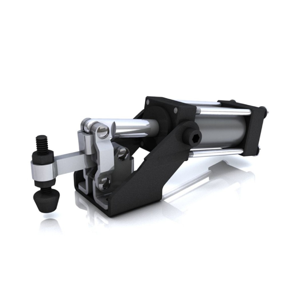 แคลมป์จับชิ้นงาน HOLKEN 12050-A Pneumatic Toggle Clamp แรงยึด 95 kg ลด ...