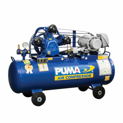 ปั๊มลมขนาดใหญ่ ปั๊มลมสายพาน PUMA PP32 กำลัง 2 แรงม้า ขนาดถังลม 148 ลิตร หัวปั๊มลม 3 ลูกสูบ ลด ...